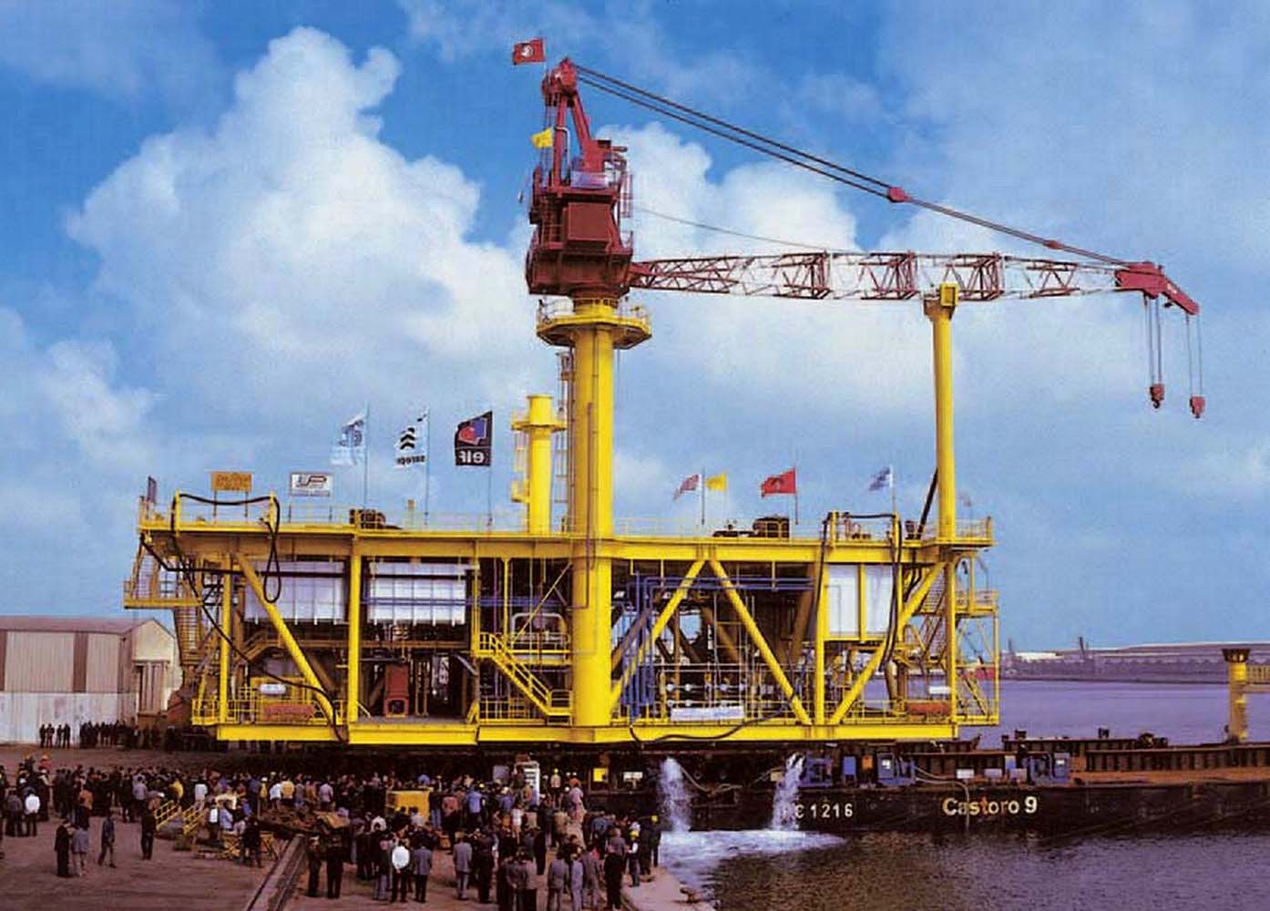 PIRECO - ELF / SEREPT - ASHTART OFFSHORE PLATFORM, Tunisia